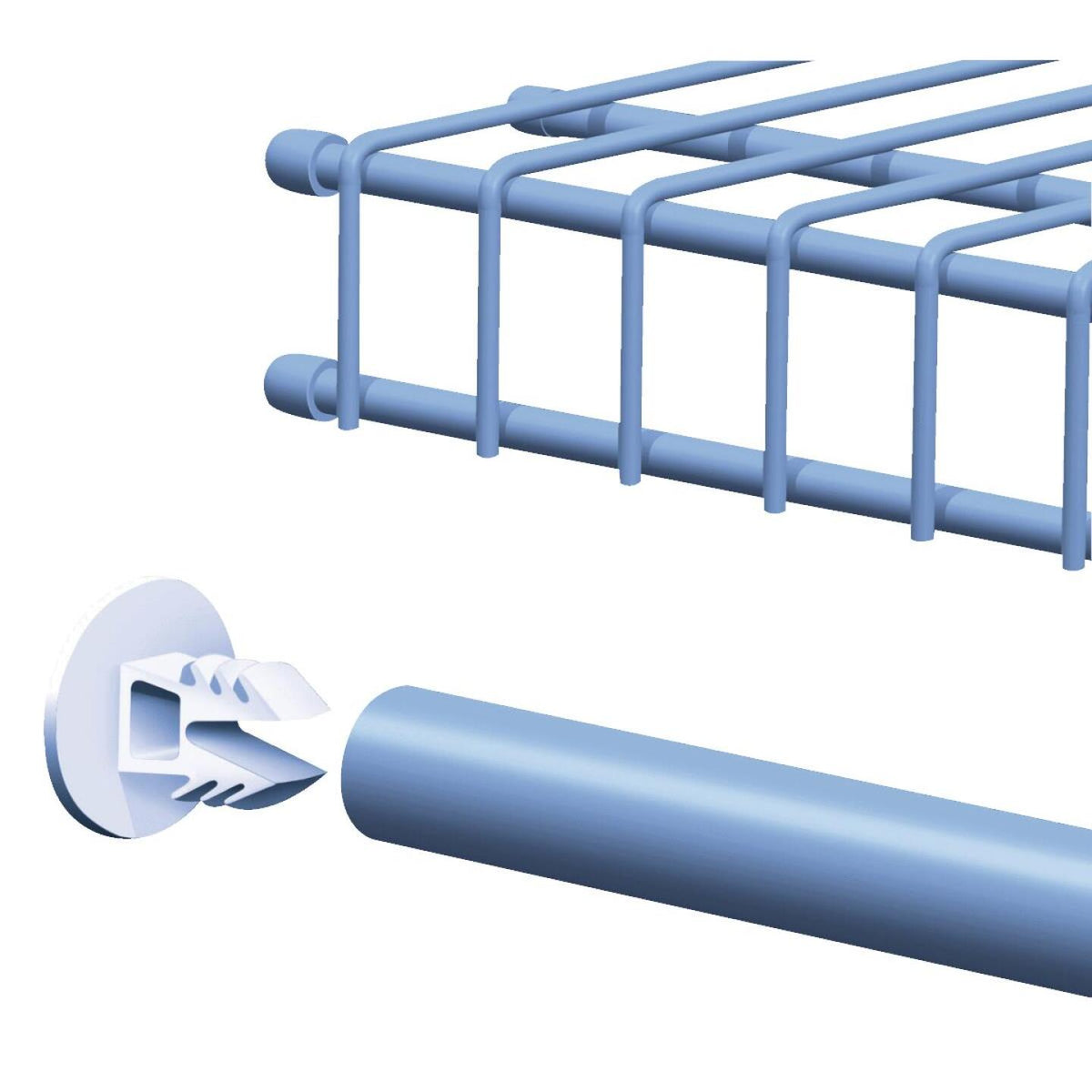 ClosetMaid SuperSlide Wire Shelf End Cap (2-Pack) - Serving WA, ID, NY ...