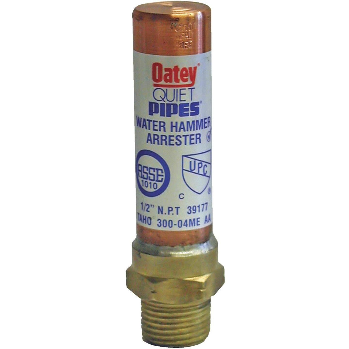 Oatey Quiet Pipes Brass Water Shock Arrestor - Serving WA, ID, NY, ID ...